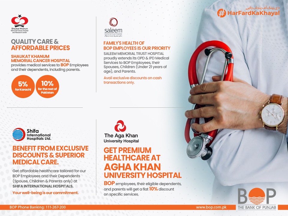 Hospitals Benefits and discounts